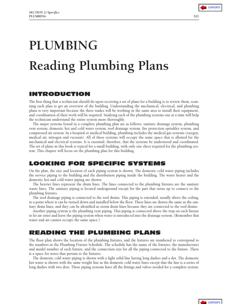 Reading Plumbing Plans | PDF | Plumbing | Pipe (Fluid Conveyance)