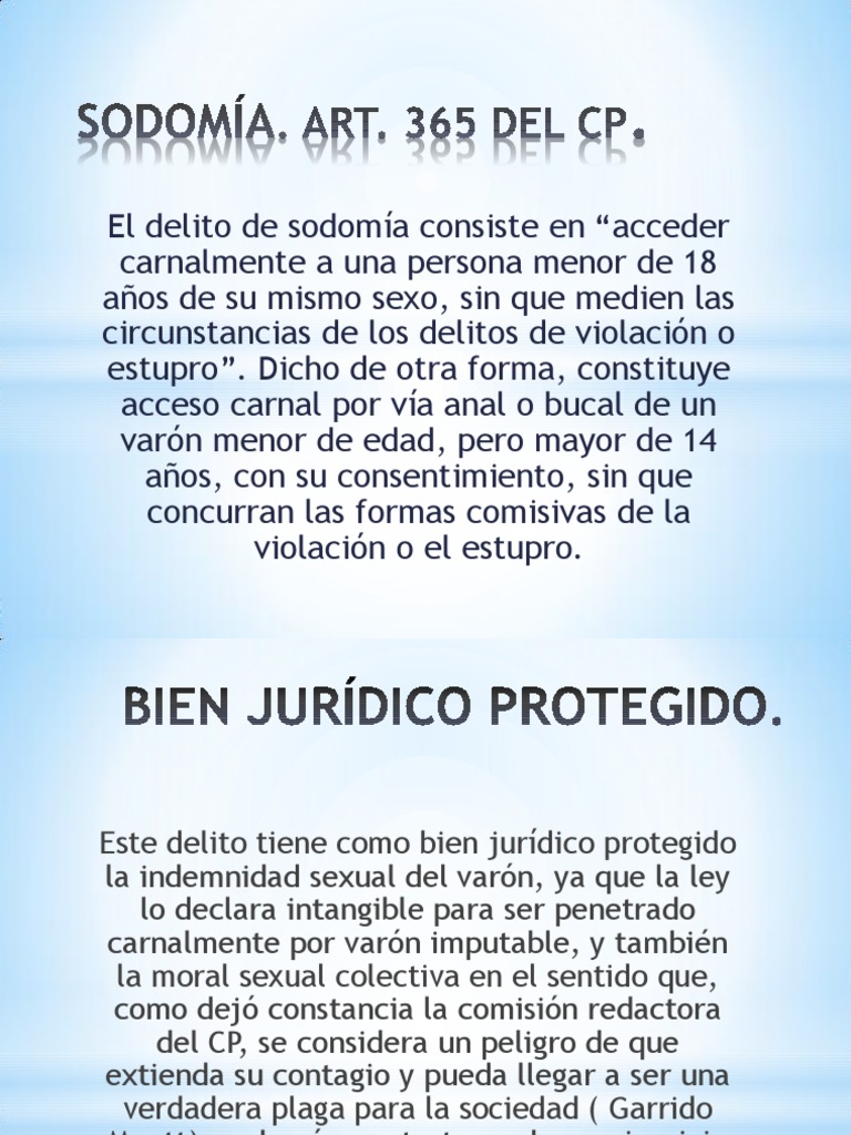 SODOMÍA | PDF | Violación | Abuso sexual
