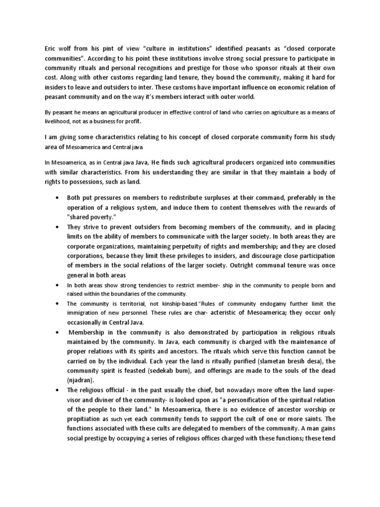 Characteristics of Closed Communities | PDF | Society | Community
