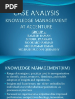 Accenture's Knowledge Management Strategy | PDF | Accenture | Consultant