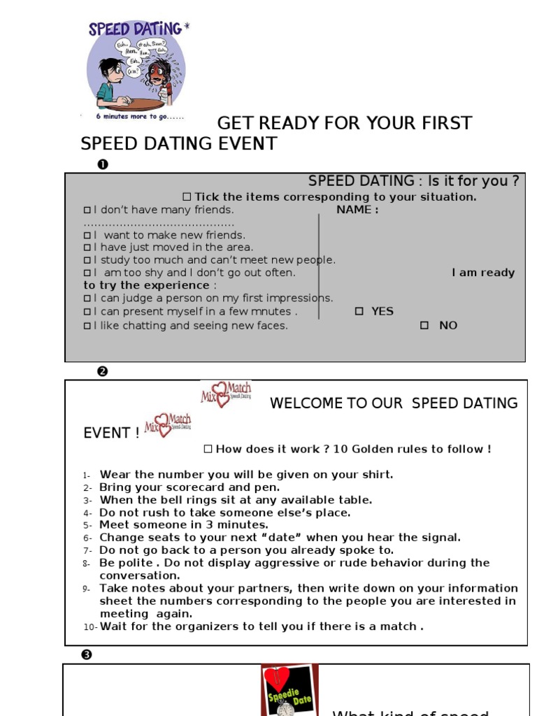 Speed Dating Event Final Task Eoi | PDF | Semiotics | Human Communication