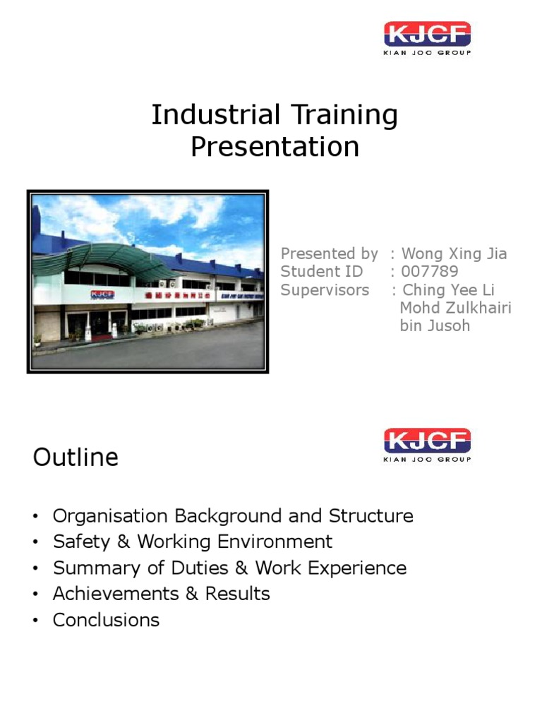 Internship Presentation | PDF | Safety | Labour