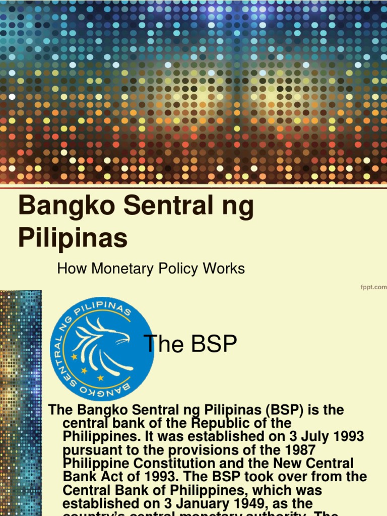 BSP Monetary Policy Overview | PDF | Inflation | Repurchase Agreement