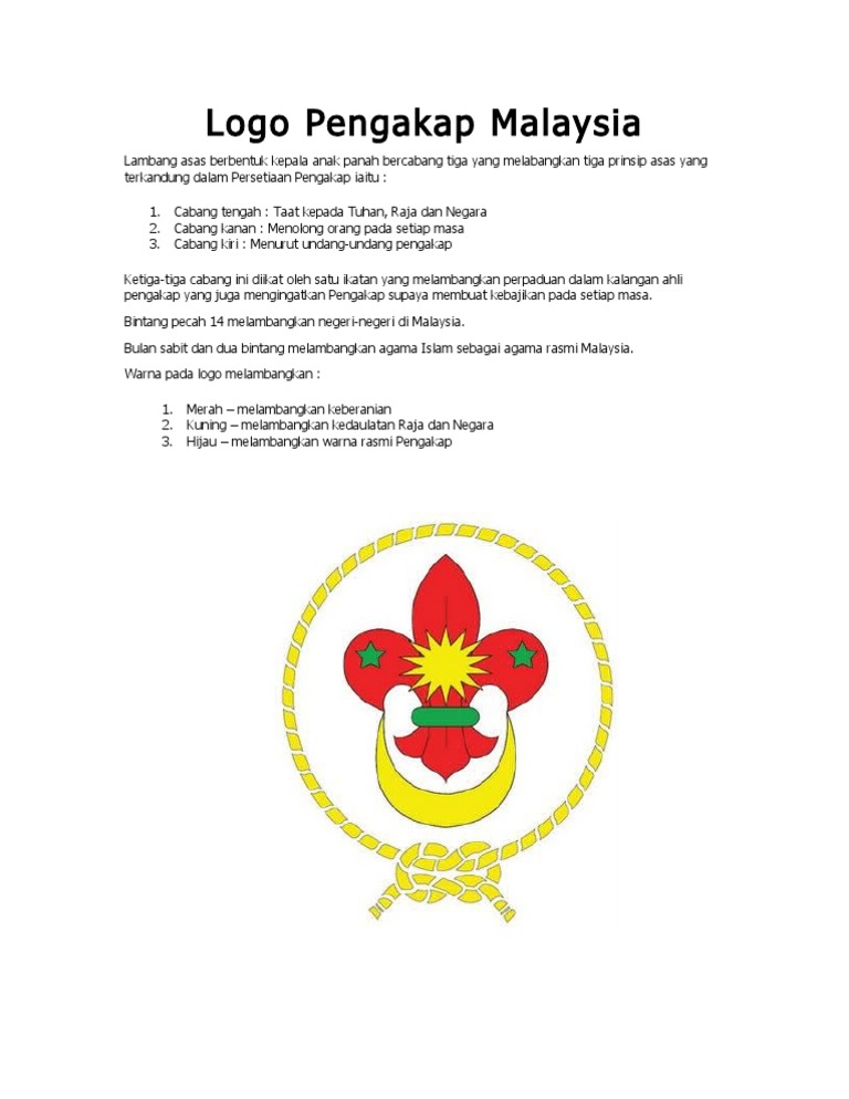 Logo Pengakap Malaysia | PDF