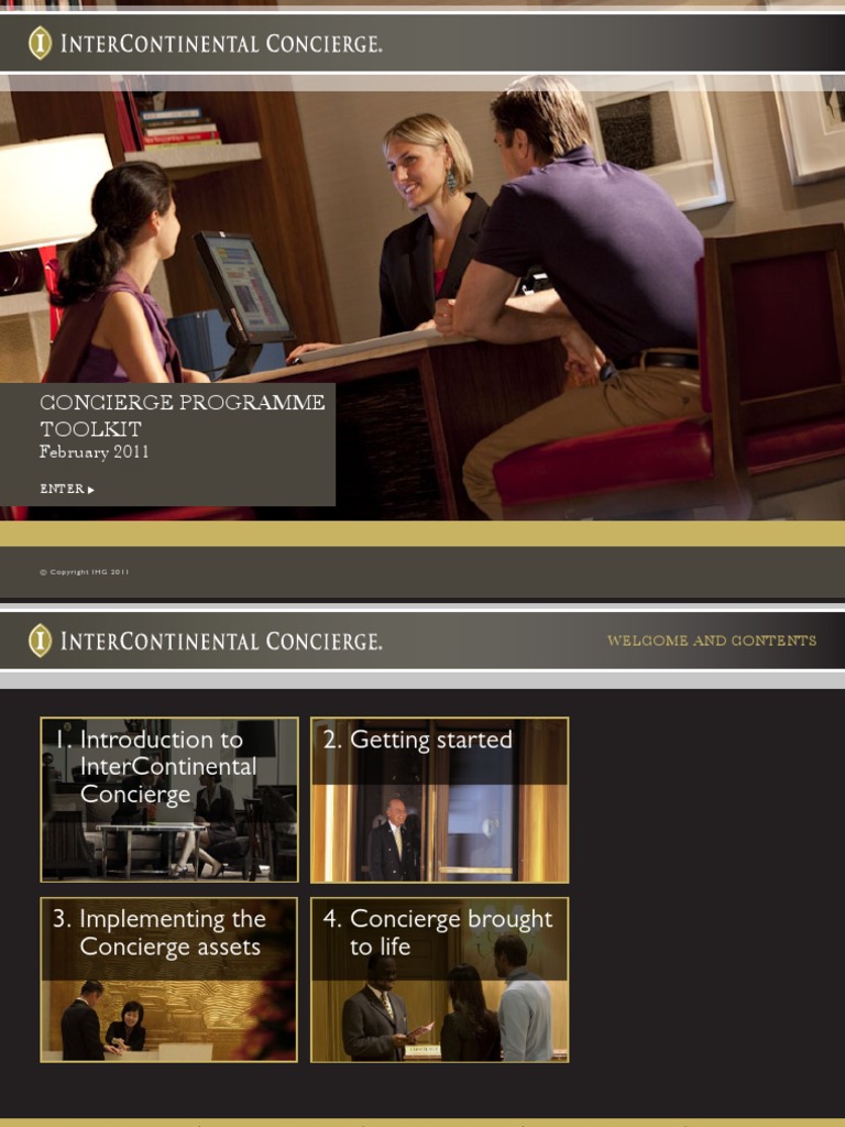 Concierge Programme Toolkit6 | PDF | Websites | I Pad