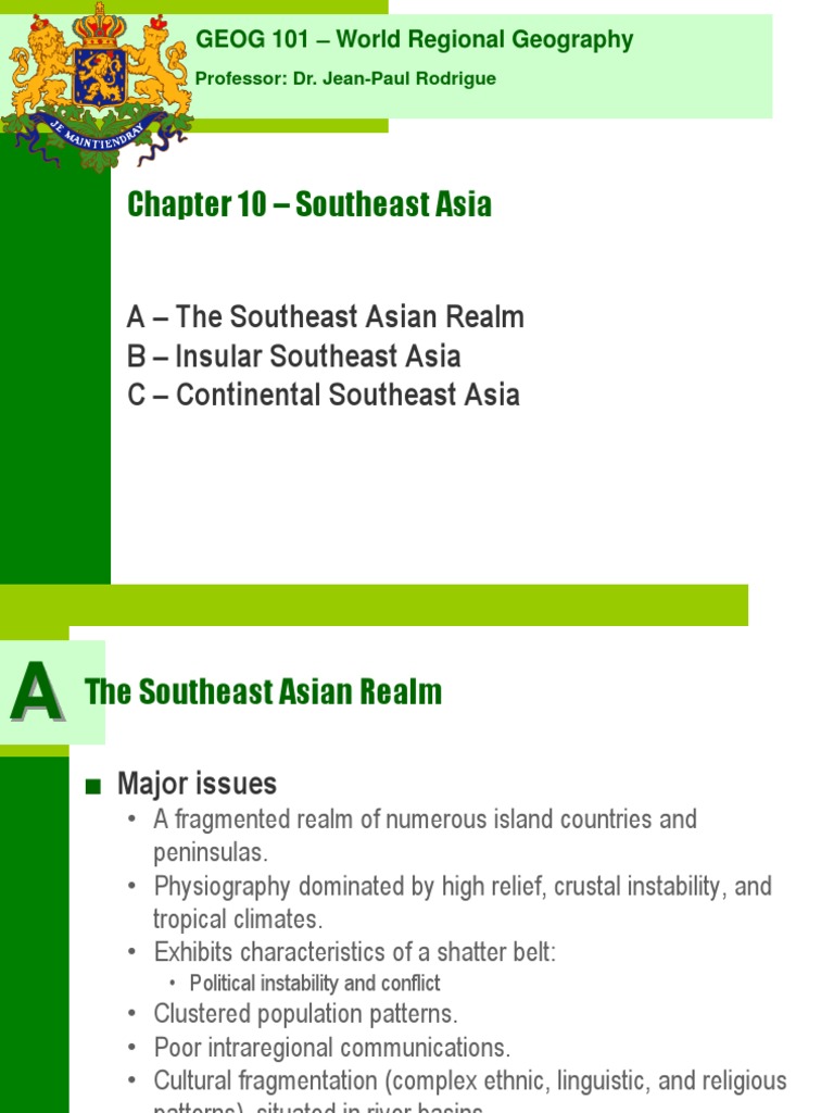 Geog 001 Chapter 10 (Southeast Asia) | PDF | Southeast Asia | Thailand