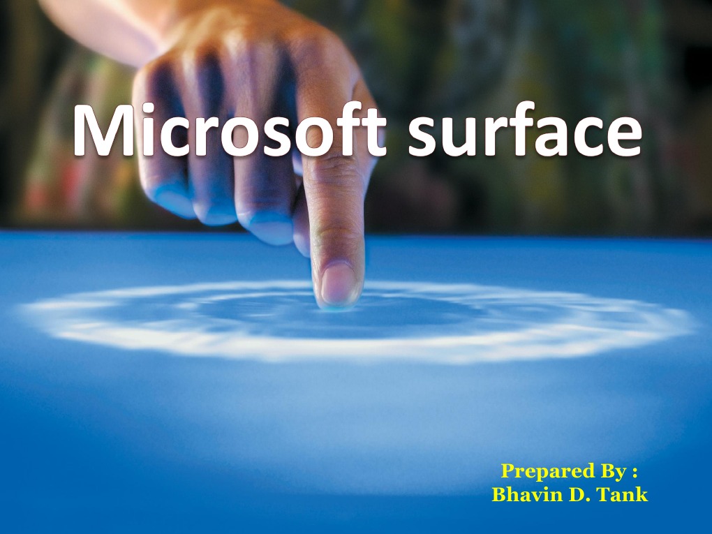 Prepared By: Bhavin D. Tank | PDF | Microsoft | Areas Of Computer Science