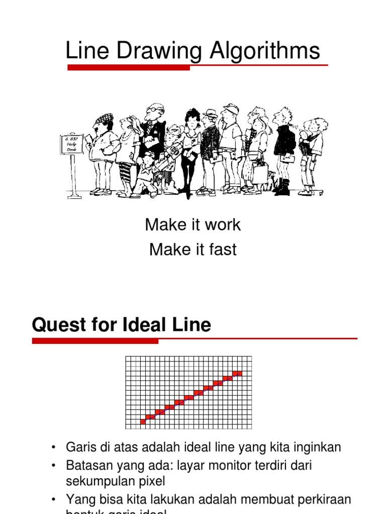 01-Line Drawing Algorithms | PDF