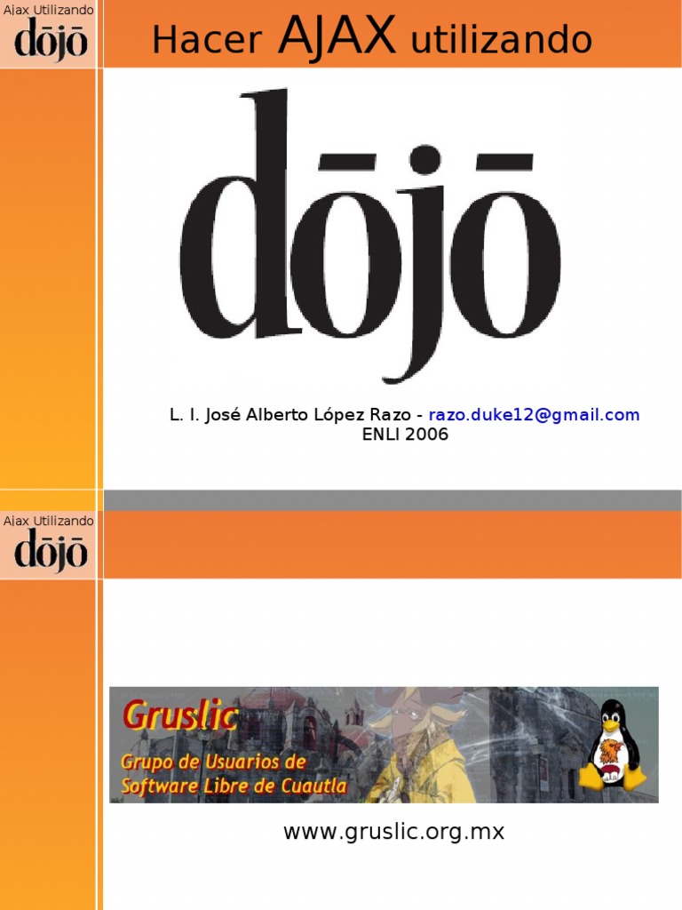 Tutorial Dojo | PDF | Json | Ajax (Programación)