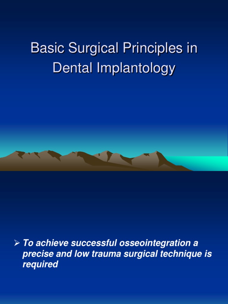 Dental Implant Surgery Guide | PDF