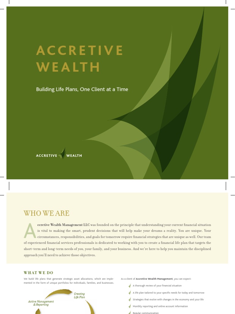 AWM Brochure v7 REVFinal2 | PDF | Wealth Management | Strategic Management