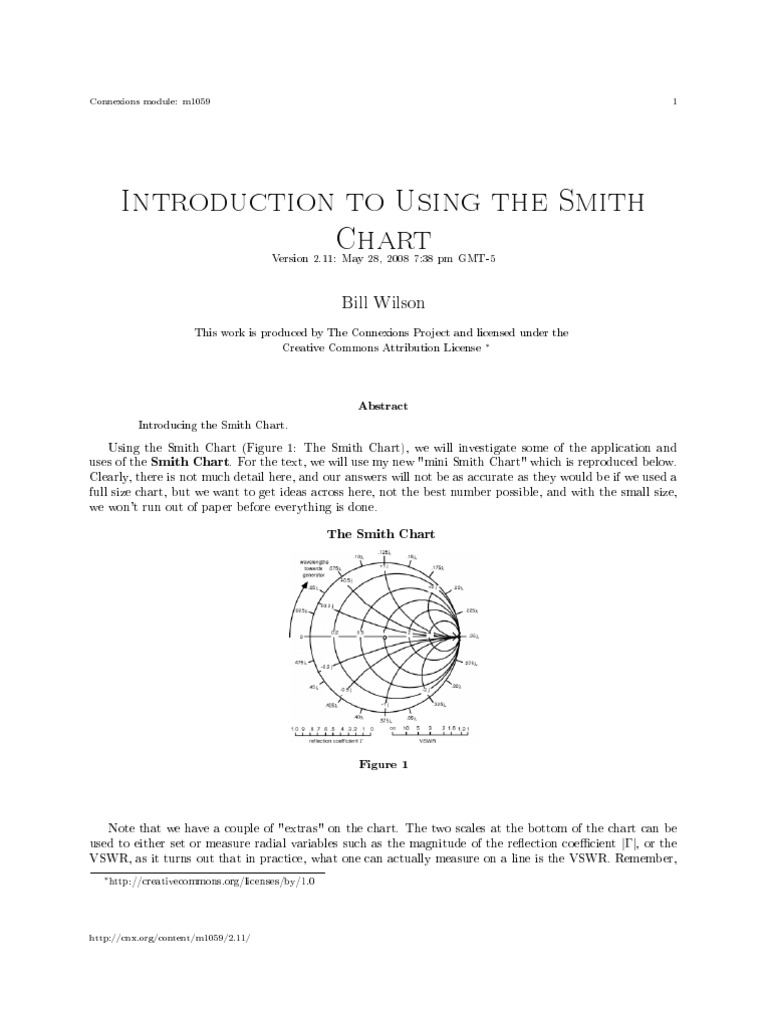 Introduction To Using The Smith Chart: Bill Wilson | PDF | Force ...
