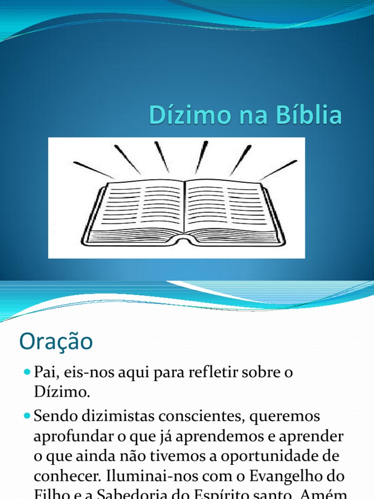 Dízimo na Bíblia slaides | PDF | Dízimo | Amor