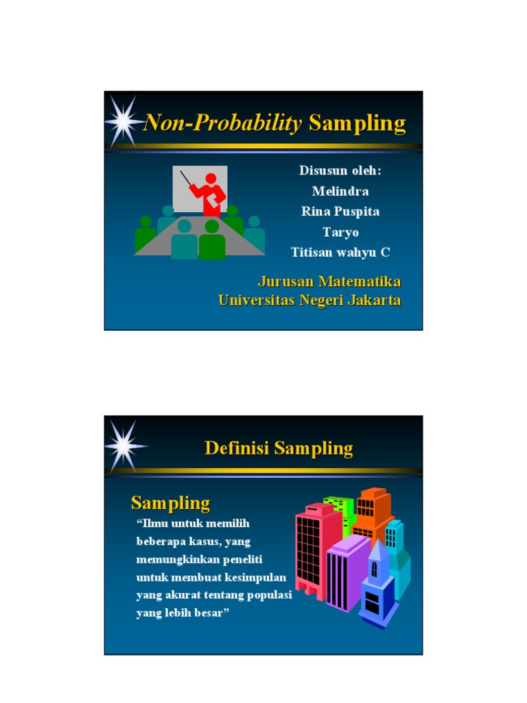 Non-Probability Sampling | PDF | Komputer