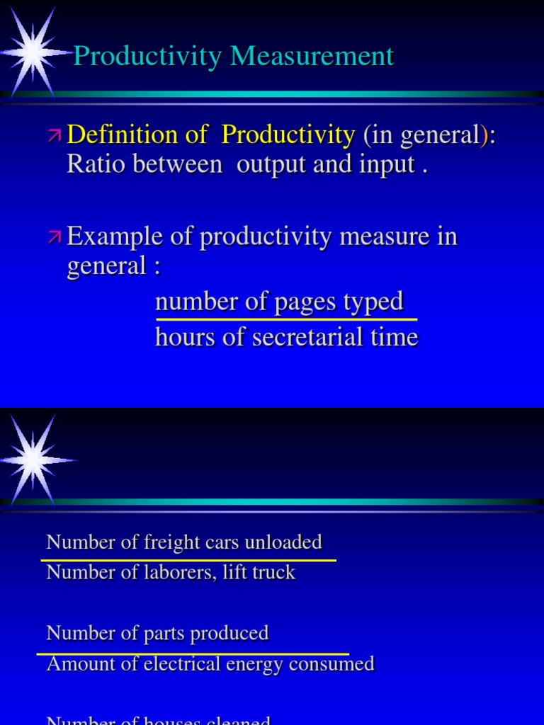 Productivity Measurement Guide | PDF | Business