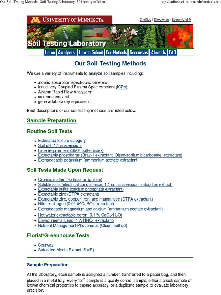 Our Soil Testing Methods - Soil Testing Laboratory - University of ...