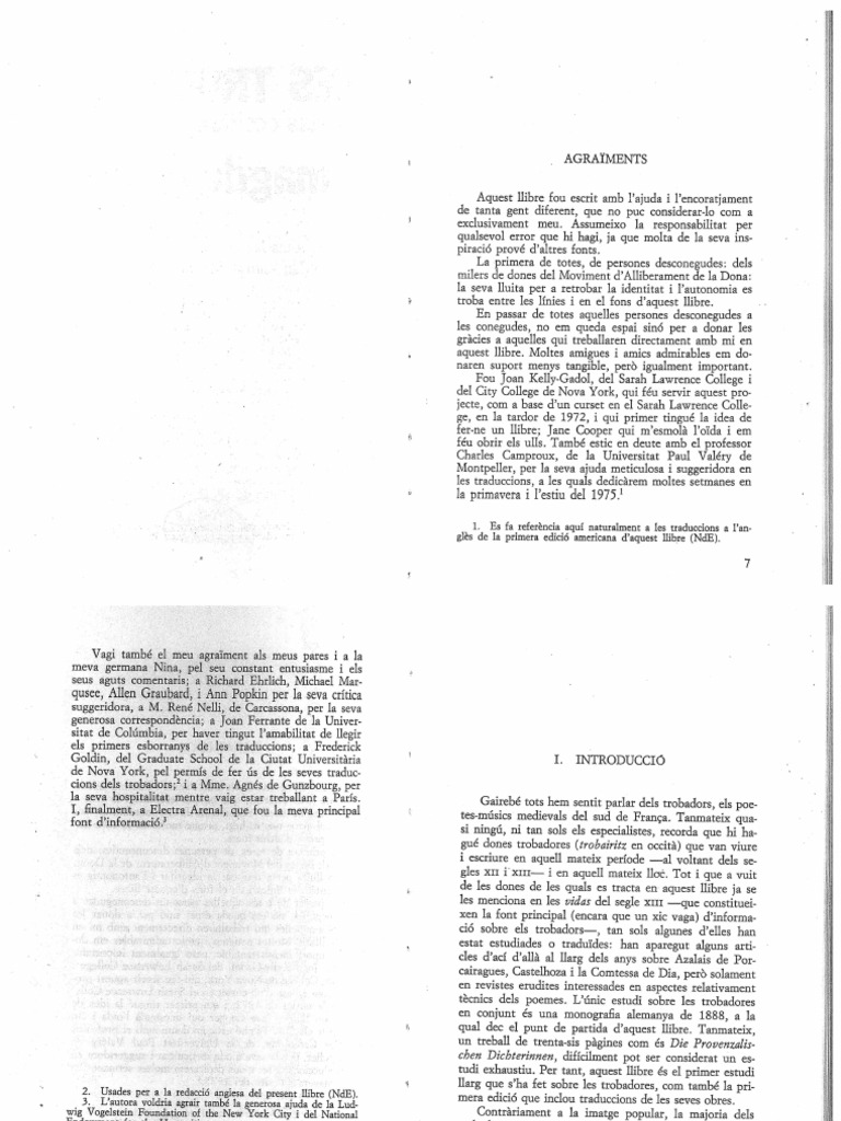 Les Trobairitz: Poetesses Occitanes Del Segle XII - Estudi de Magda ...