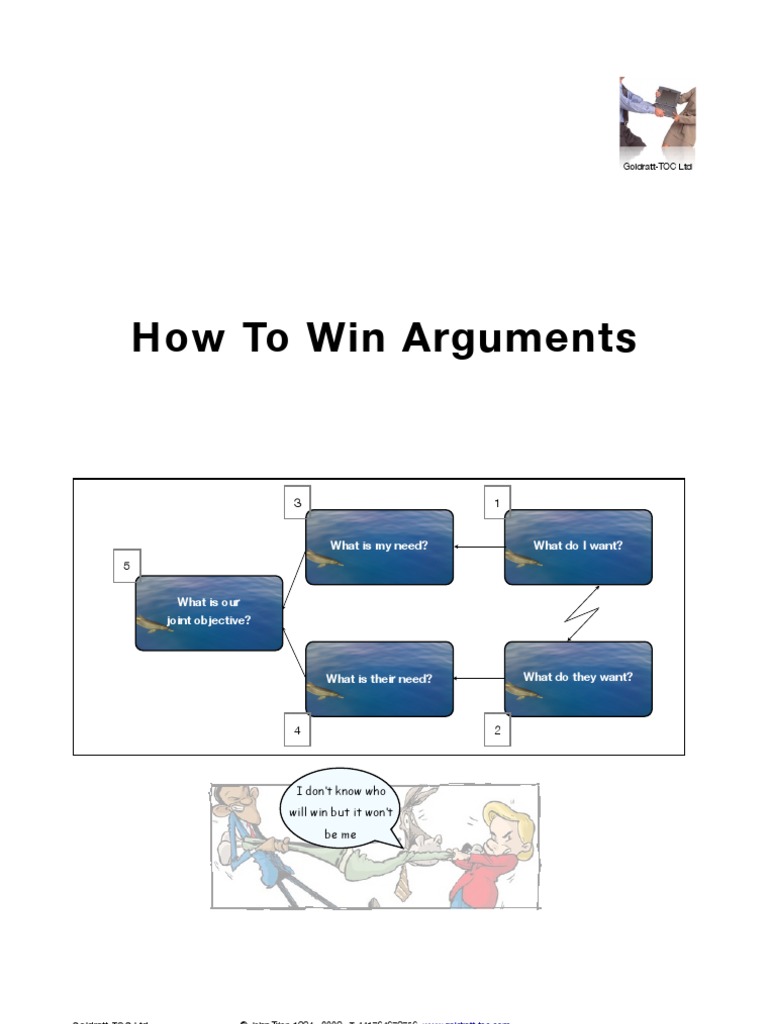 How To Win Arguments | PDF | Negotiation | Attention