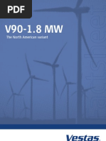 Vestas V90 3MW | PDF | Wind Turbine | Transformer