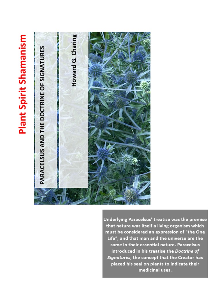 Plant Spirit Shamanism: Paracelsus and The Doctrine of Signatures | PDF ...