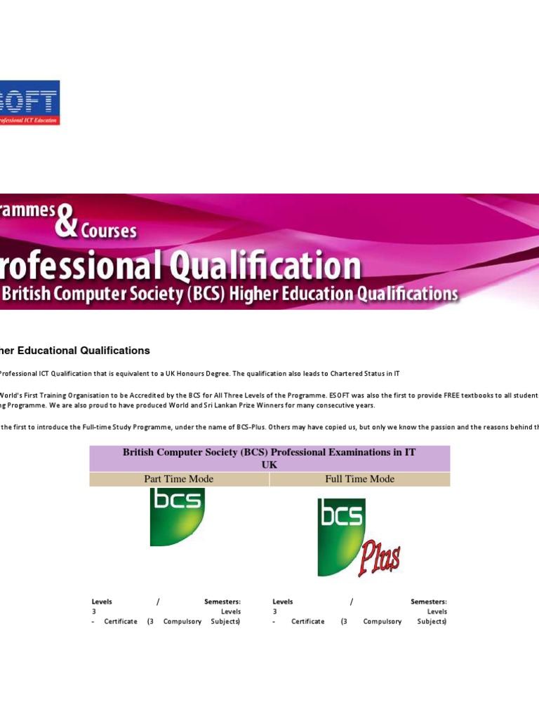 Course BCS | PDF