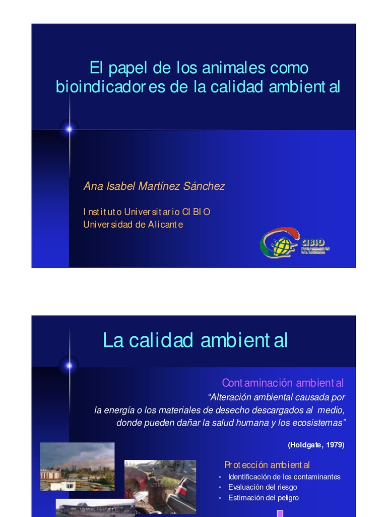 BIOINDICADORES | PDF | Biodiversidad | Ecosistema