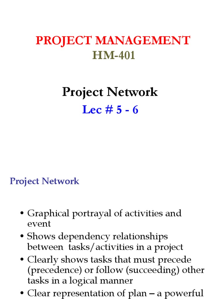 Project Network | PDF | Product Development | Areas Of Computer Science