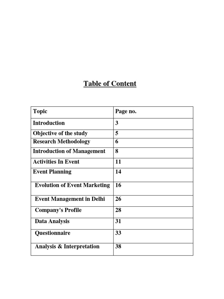 Event Management Project | PDF | Target Audience | Marketing