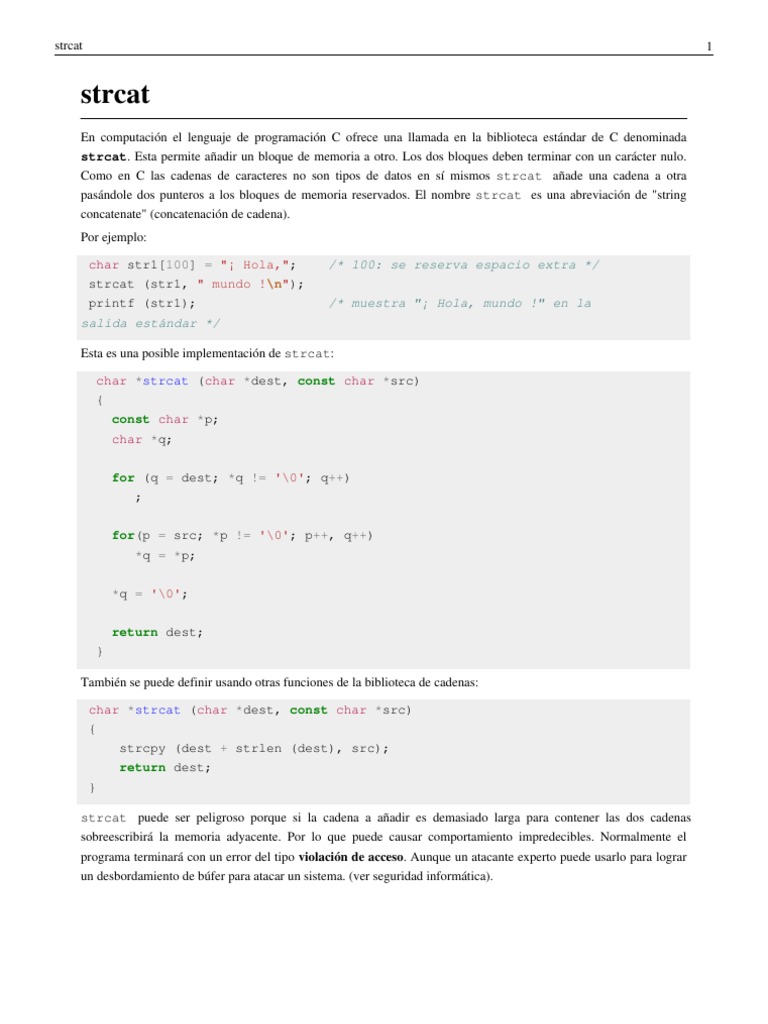 Para Unir Cadena de Caracteres | PDF