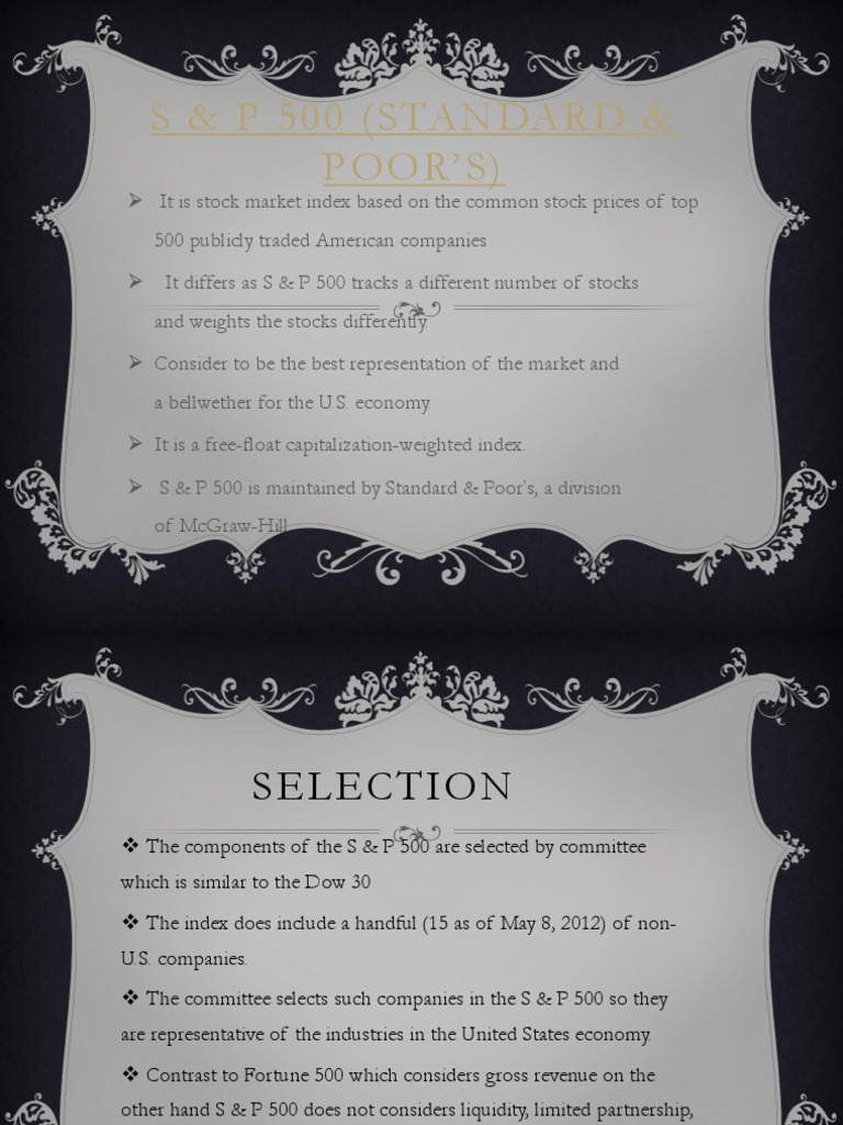 S&P 500 Stock List Overview | PDF