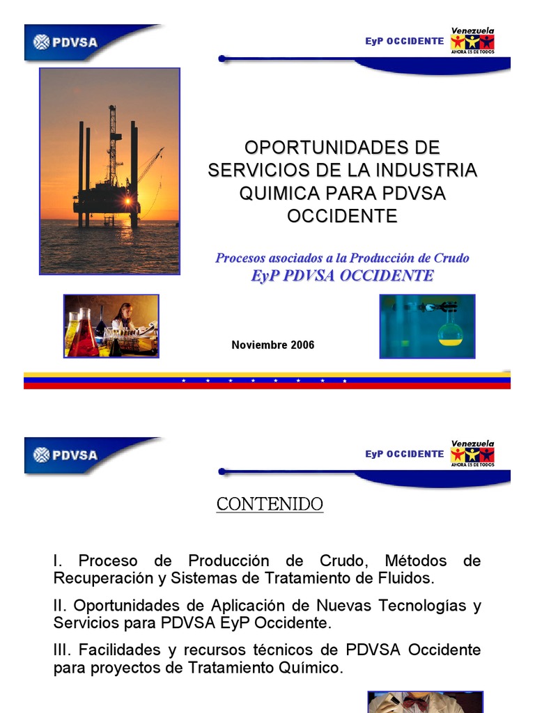 PDVSA Occidente | PDF | Petróleo | Corrosión