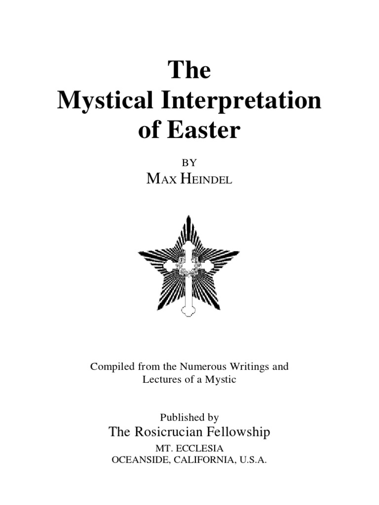 Mystical Interpretation of Easter | PDF | Resurrection Of Jesus | Lamb ...