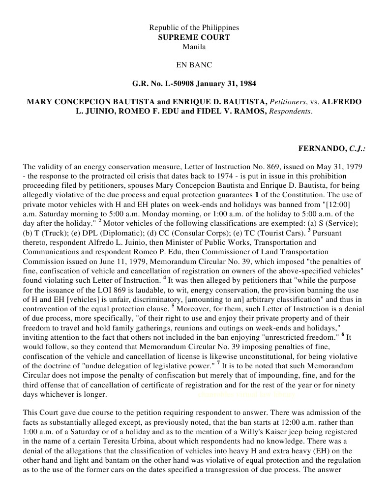 Consti 2 Cases | PDF | Equal Protection Clause | Due Process Clause