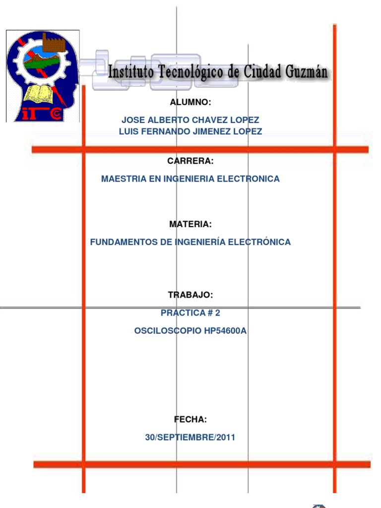 Manual Osciloscopio HP54600 | PDF | Electrónica | Bienes manufacturados