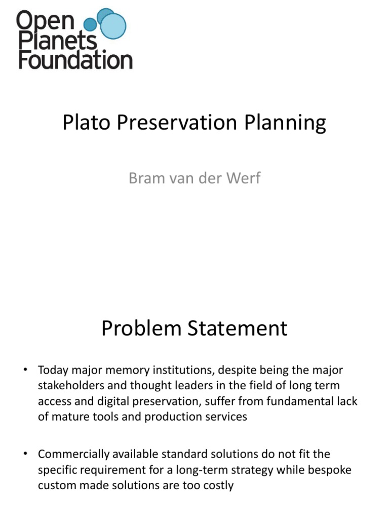 Preservation Plan Guide | PDF | Preservation (Library And Archival ...
