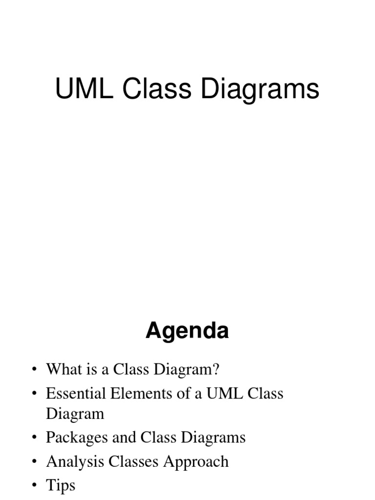 UML Class Diagrams | PDF | Class (Computer Programming) | Unified ...