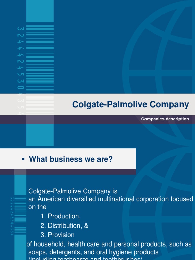 Colgate-Palmolive Business Overview | PDF | Business | Business (General)