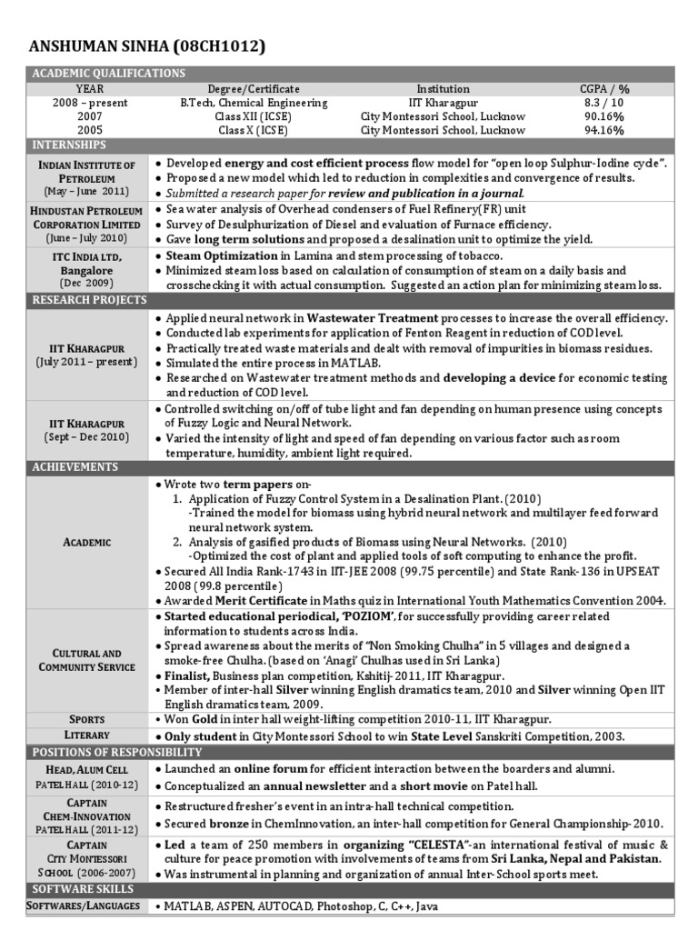 Anshuman Sinha | PDF | Energy And Resource | Science