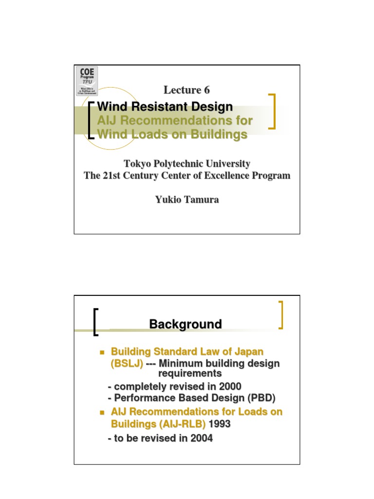 Norma Japonesa Aij-Rlb-1996 | Download Free PDF | Tropical Cyclones | Wound