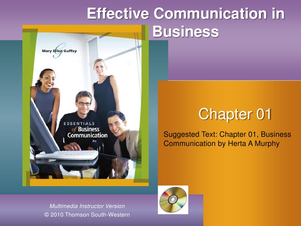 Business Communication Chapter 01 | PDF | Nonverbal Communication ...