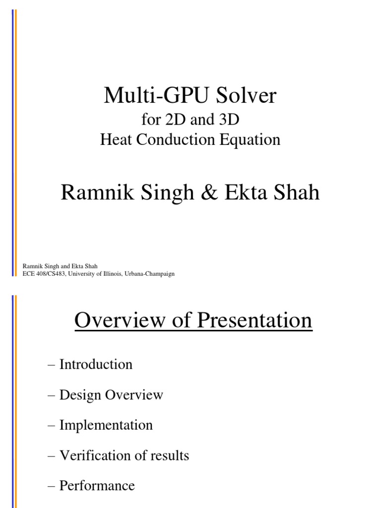 ECE 408 - Final PresentationPDF | PDF | Thread (Computing) | Graphics ...