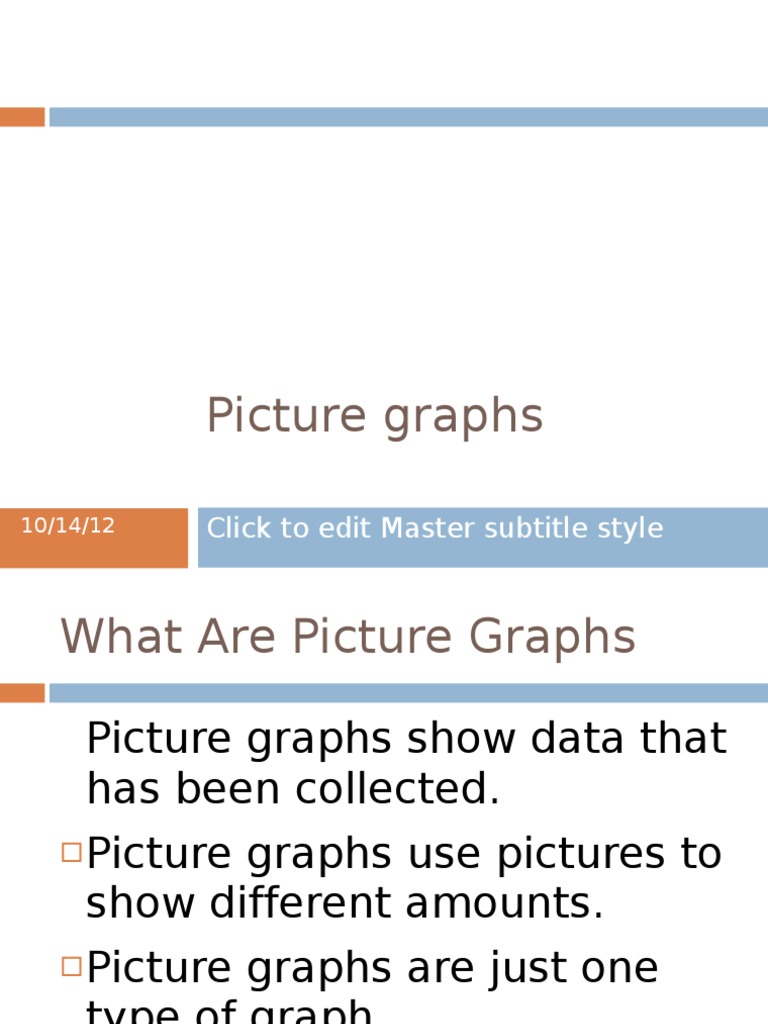 Picture Graphs: Click To Edit Master Subtitle Style | PDF