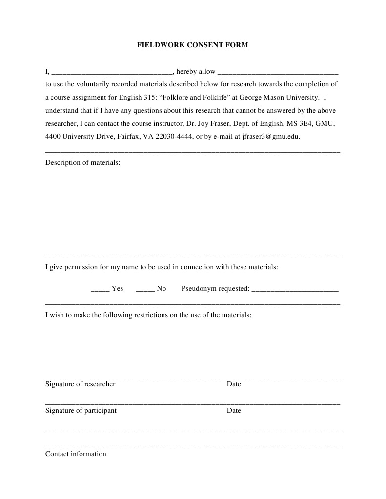 Consent Form | PDF