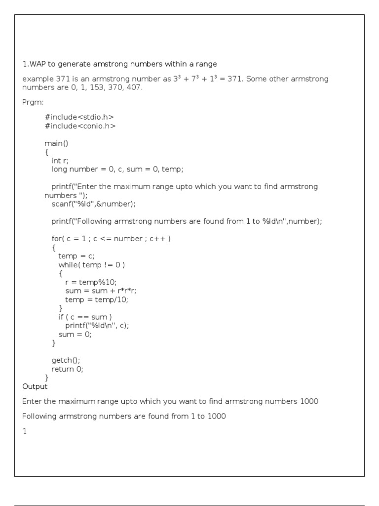 C All Basic PRGM | PDF | Arithmetic | Number Theory