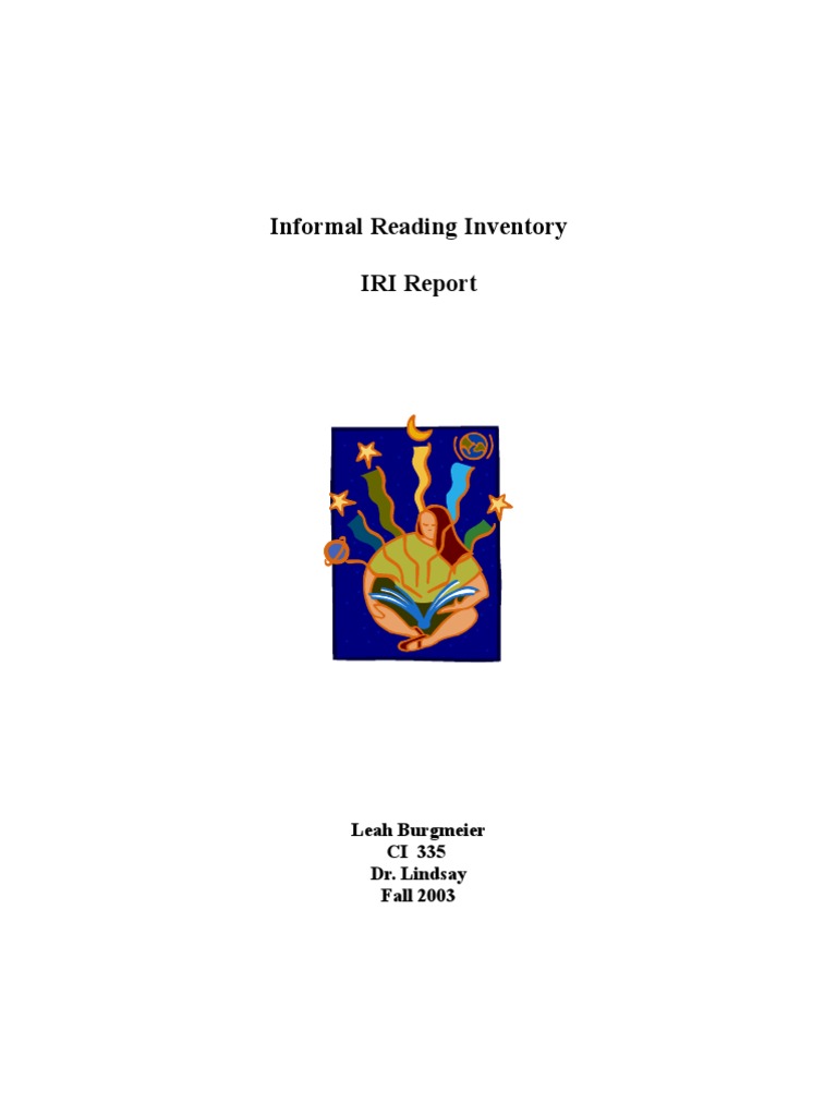 Example Activities Reading Inventory Report | PDF | Reading ...