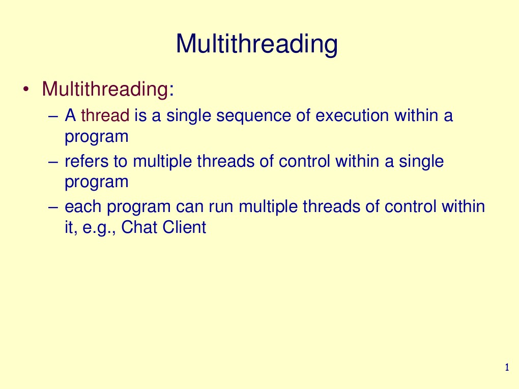 Threads in Java | PDF | Process (Computing) | Method (Computer Programming)