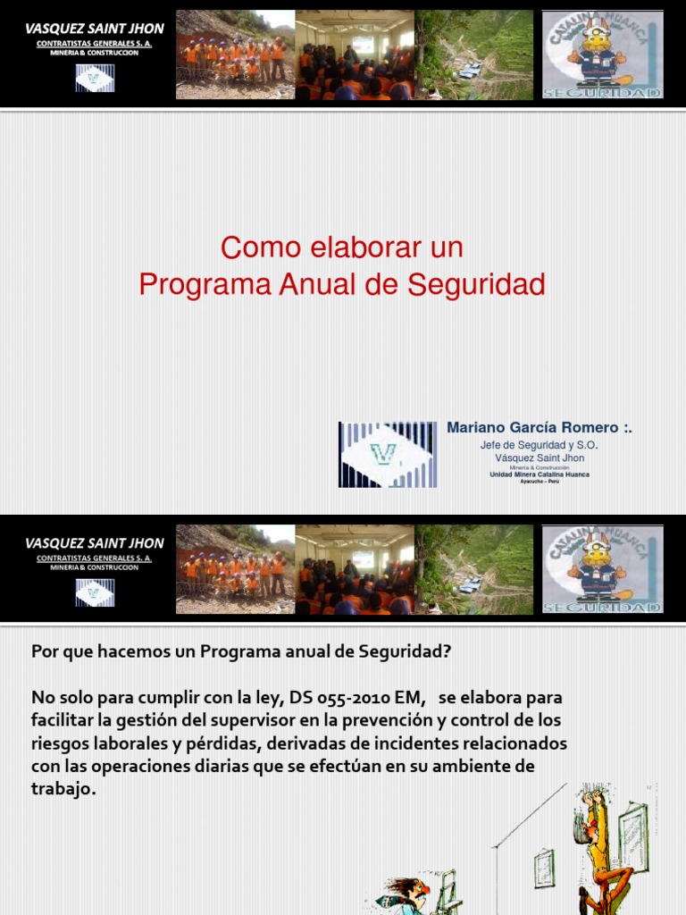 Como Elaborar Un Programa de Seguridad | PDF