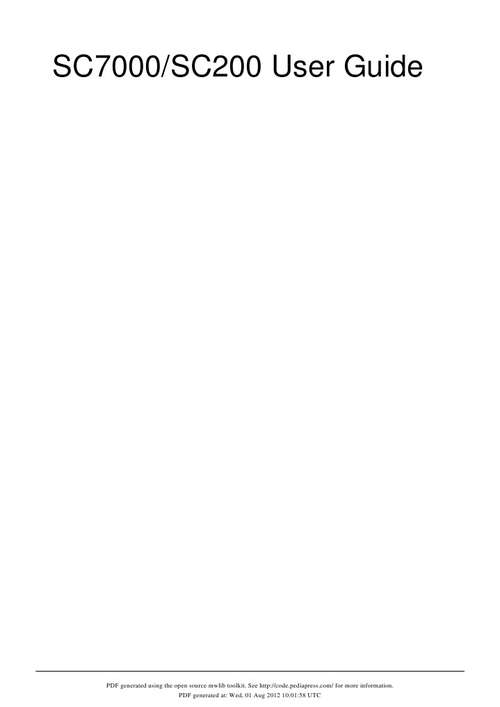 SC7000 - SC200 User Manual | Download Free PDF | Internet Standards ...