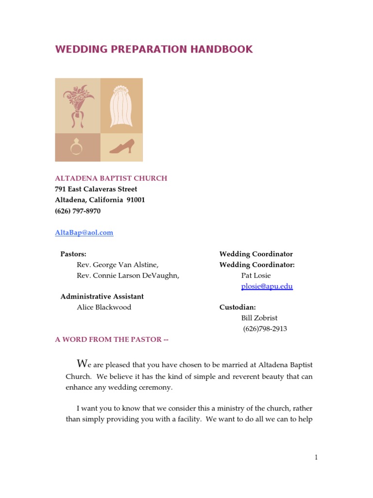 Wedding Handbook | PDF | Wedding | Bride