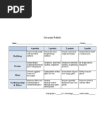 Costume Design Rubric | PDF